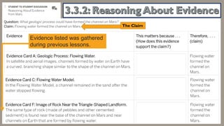 Reasoning About Evidence From Mars | PDF