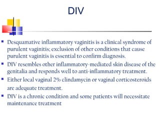 Desquamative Inflammatory Vaginitis