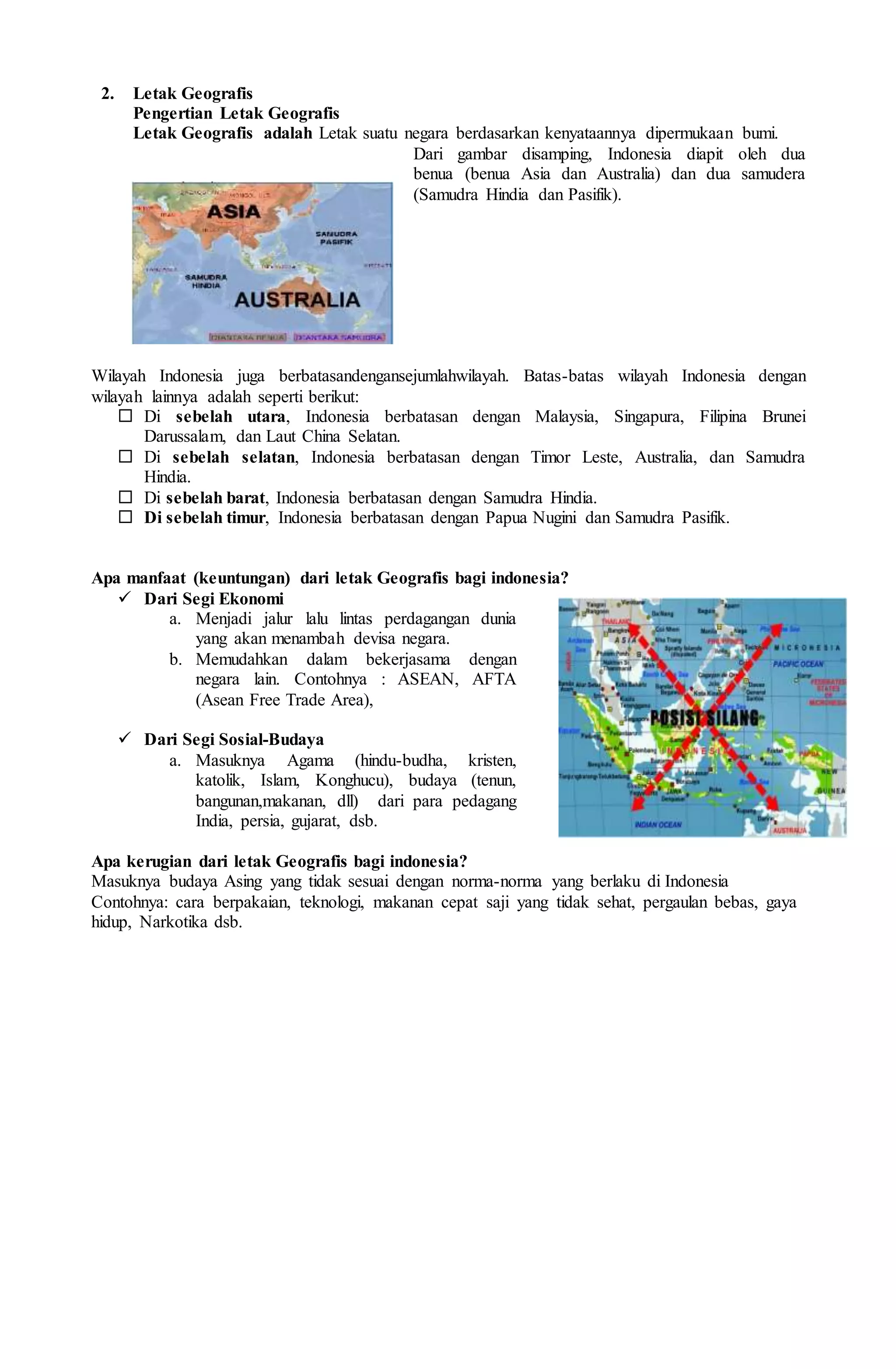3. kesimpulan letak astronomis dan geografis | DOCX