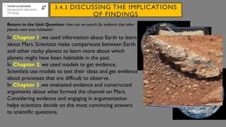 Writing an Argument About the Channel on Mars | PDF