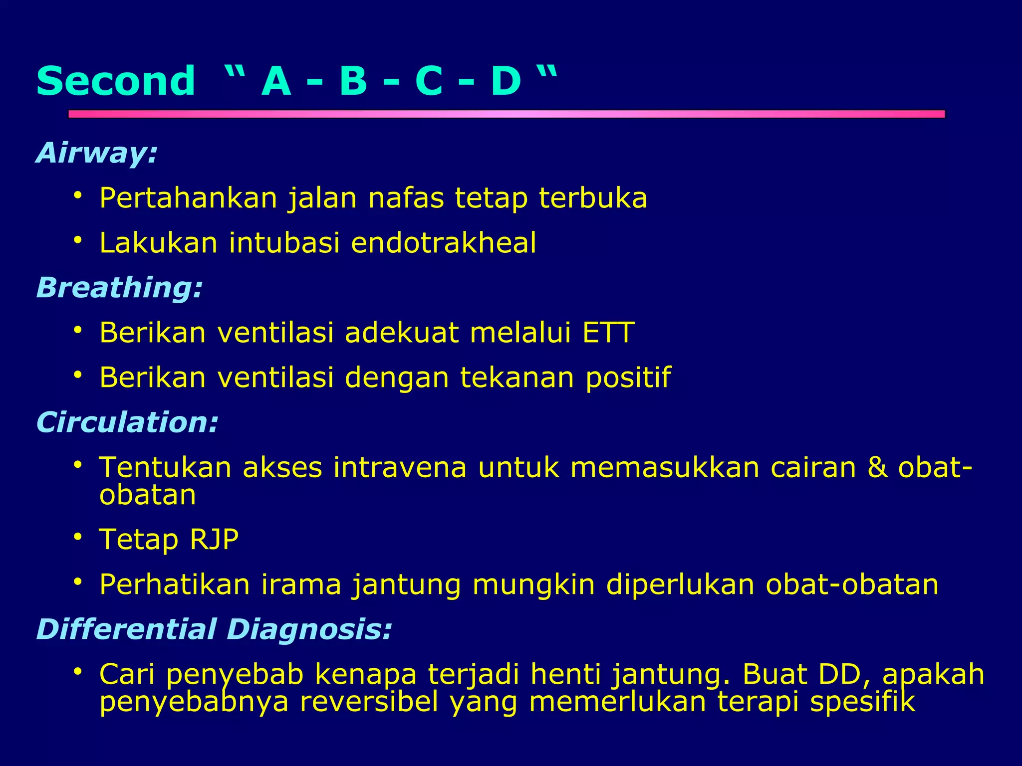 Cardiopulmonary Resuscitation (CPR) atau Resusitasi Jantung Paru-paru | PPT