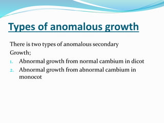 Anomalous forms of growth | PPTX
