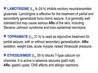 Antiepileptic Drugs. (Antiseizure) | PPT