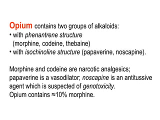 Opioid Analgesics | PPT