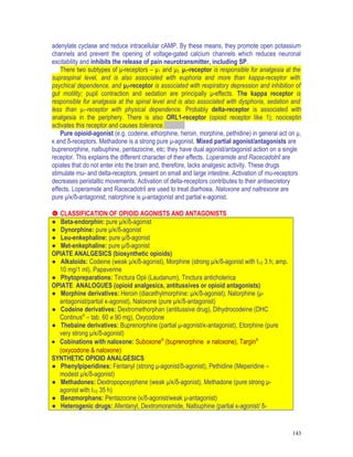 Pain and Opioid (narcotic) analgesics | DOC