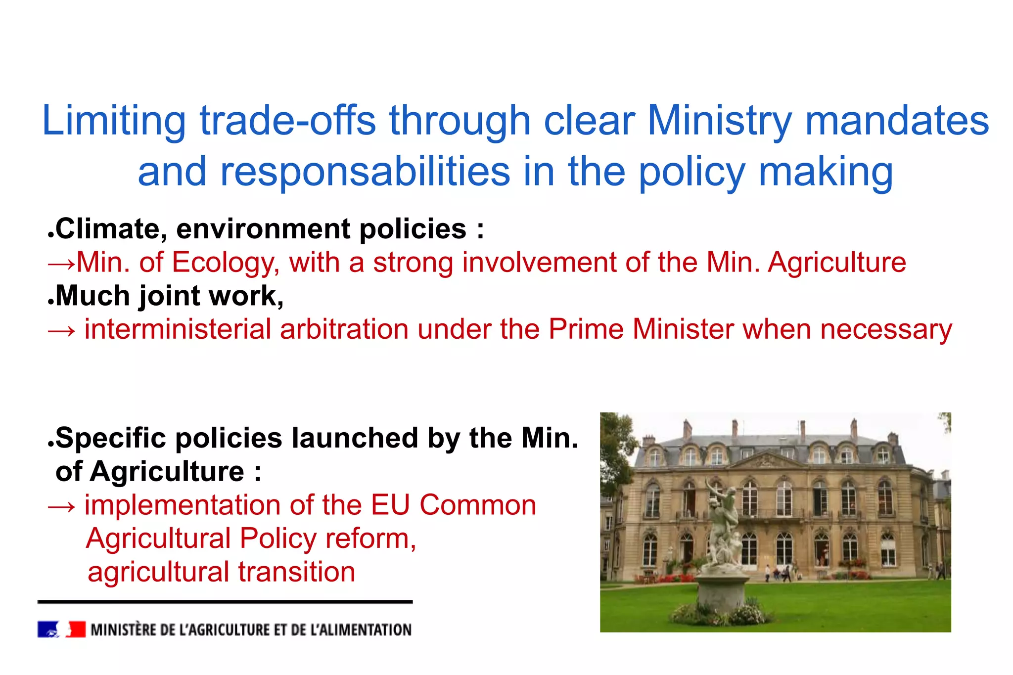 3.2 Agricultural Productivity, Climate Mitigation and Biodiversity: The ...