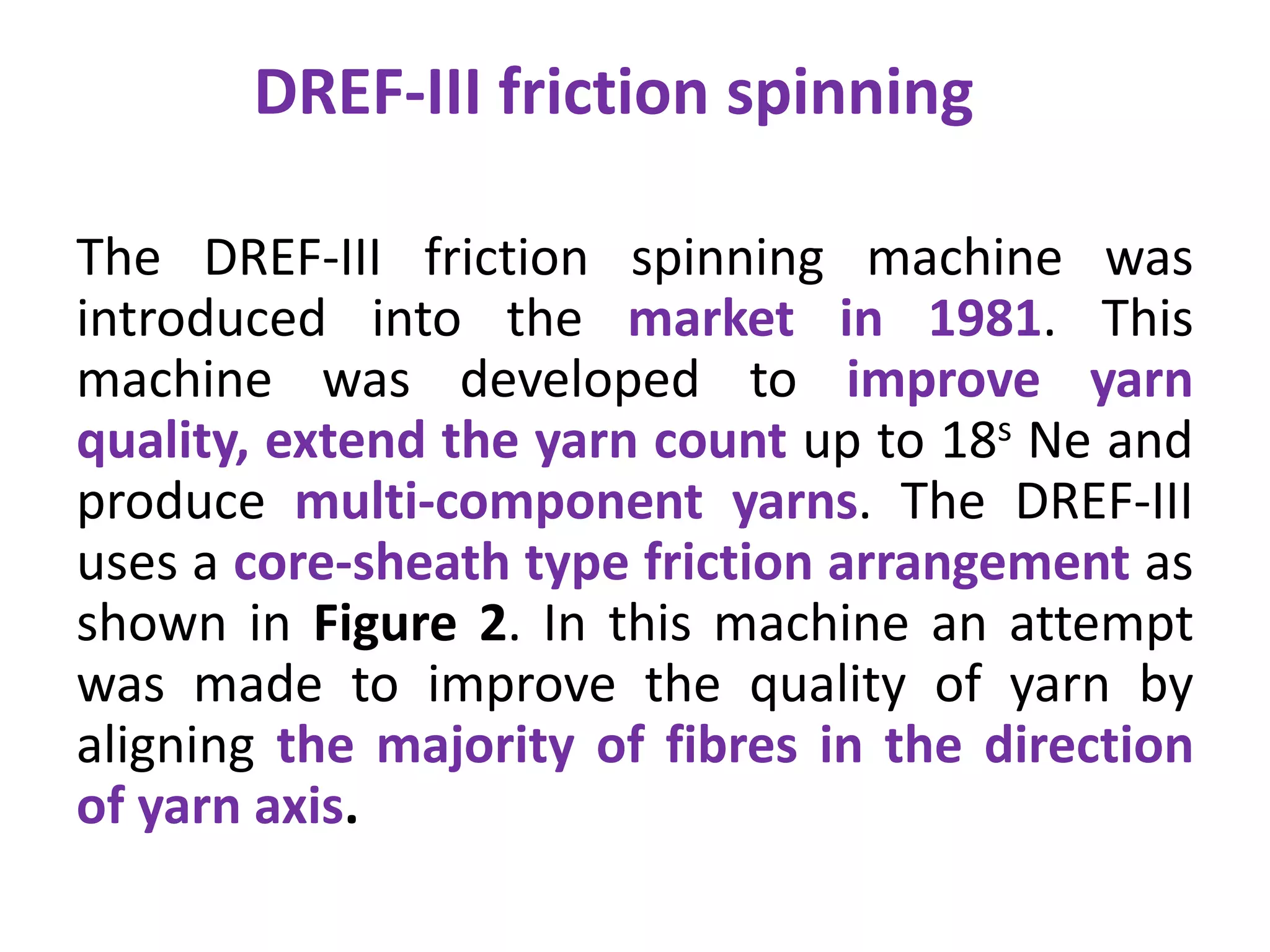 WRAP AND FRICTION SPINNING SYSTEM | PPTX