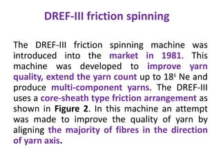 WRAP AND FRICTION SPINNING SYSTEM | PPTX