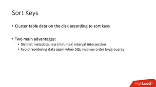 Columnar Table Performance Enhancements Of Greenplum Database with Block Metadata and Sort Keys ...