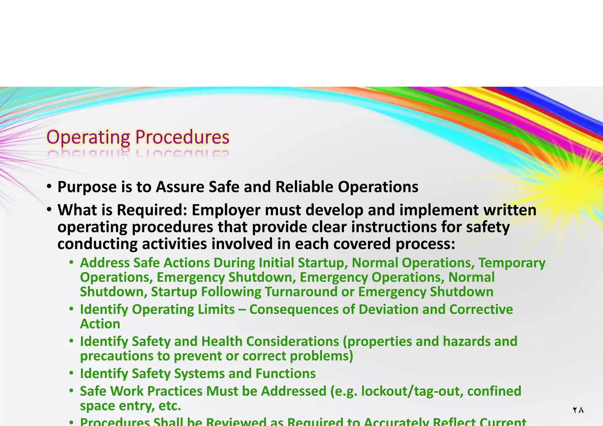 Elements of Process Safety Management | PDF