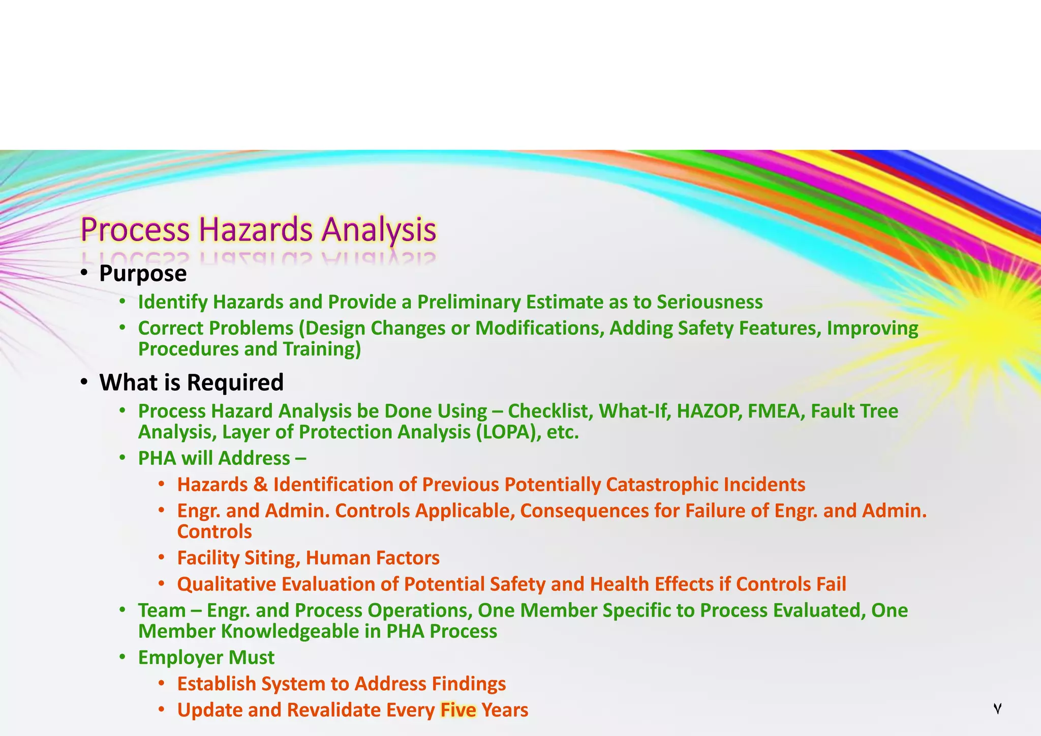 Elements of Process Safety Management | PDF