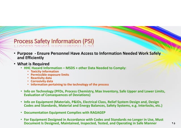 Elements of Process Safety Management | PDF | Civil Engineering ...