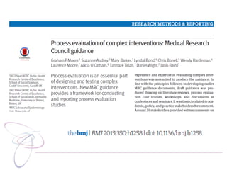 Michelle McKinley (Centre for Public Health & NI UKCRC Centre of ...