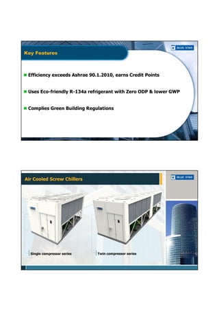 Presentation on Energy Efficient Chillers for Green Buildings | PDF