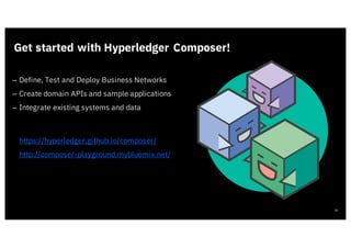 IBM Bluemix Nice Meetup - 20171120 - Hyperledger Fabric & Composer | PPT