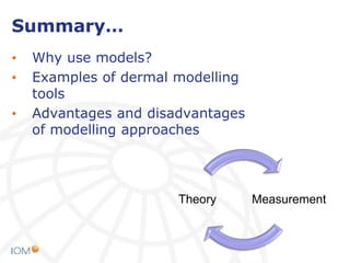 Modelling dermal exposure | PPTX