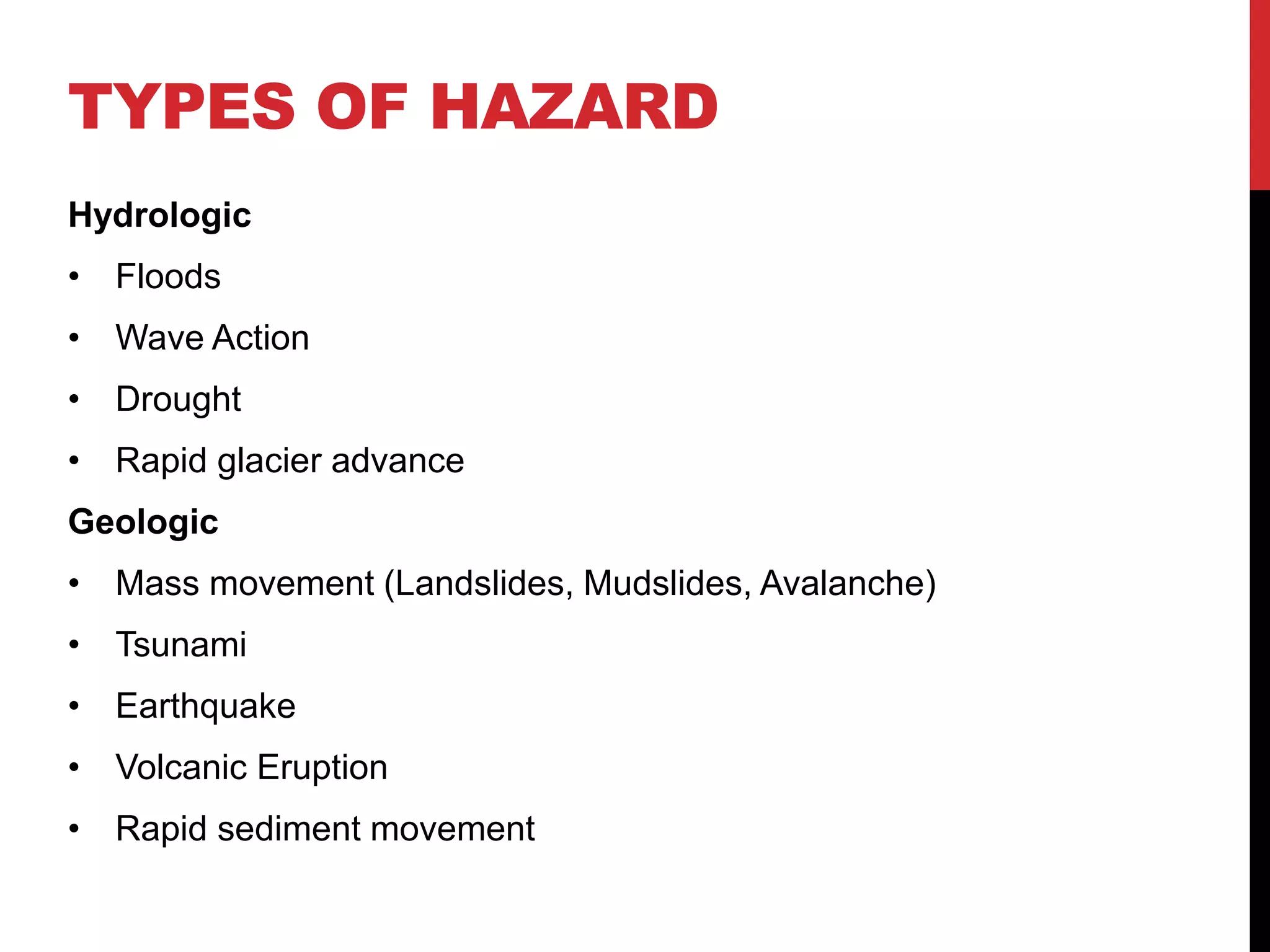Basic concept of Hazards | PPTX