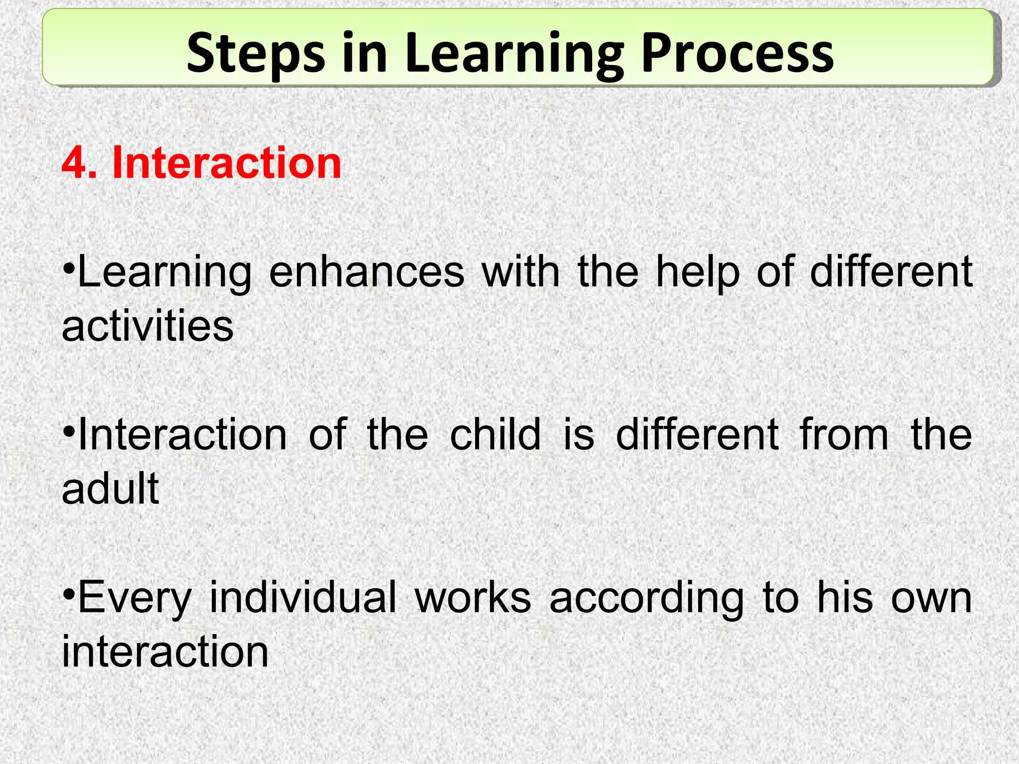 Learning process | PPT
