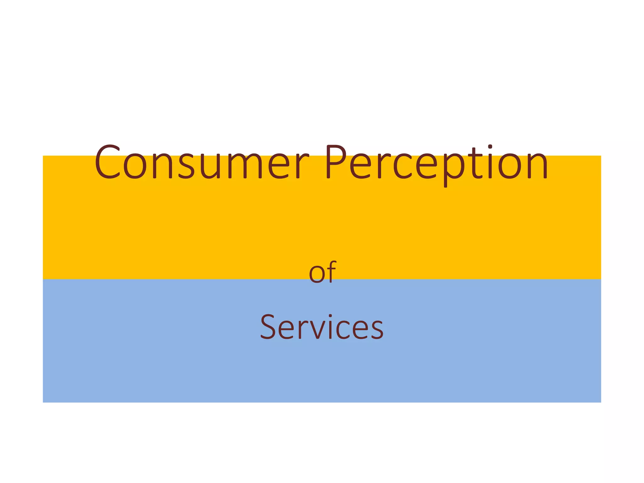 3. consumer perception | PPT