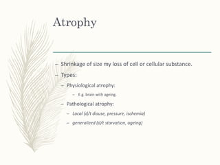 3. cell injury, adaptation, ageing and death | PPTX