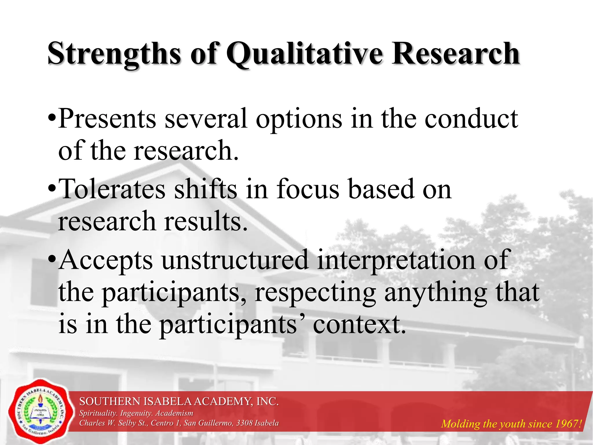 3.2 strengths and weaknesses of qualitative research | PPTX