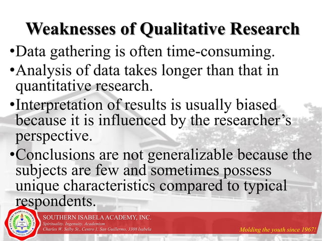 3.2 strengths and weaknesses of qualitative research | PPTX