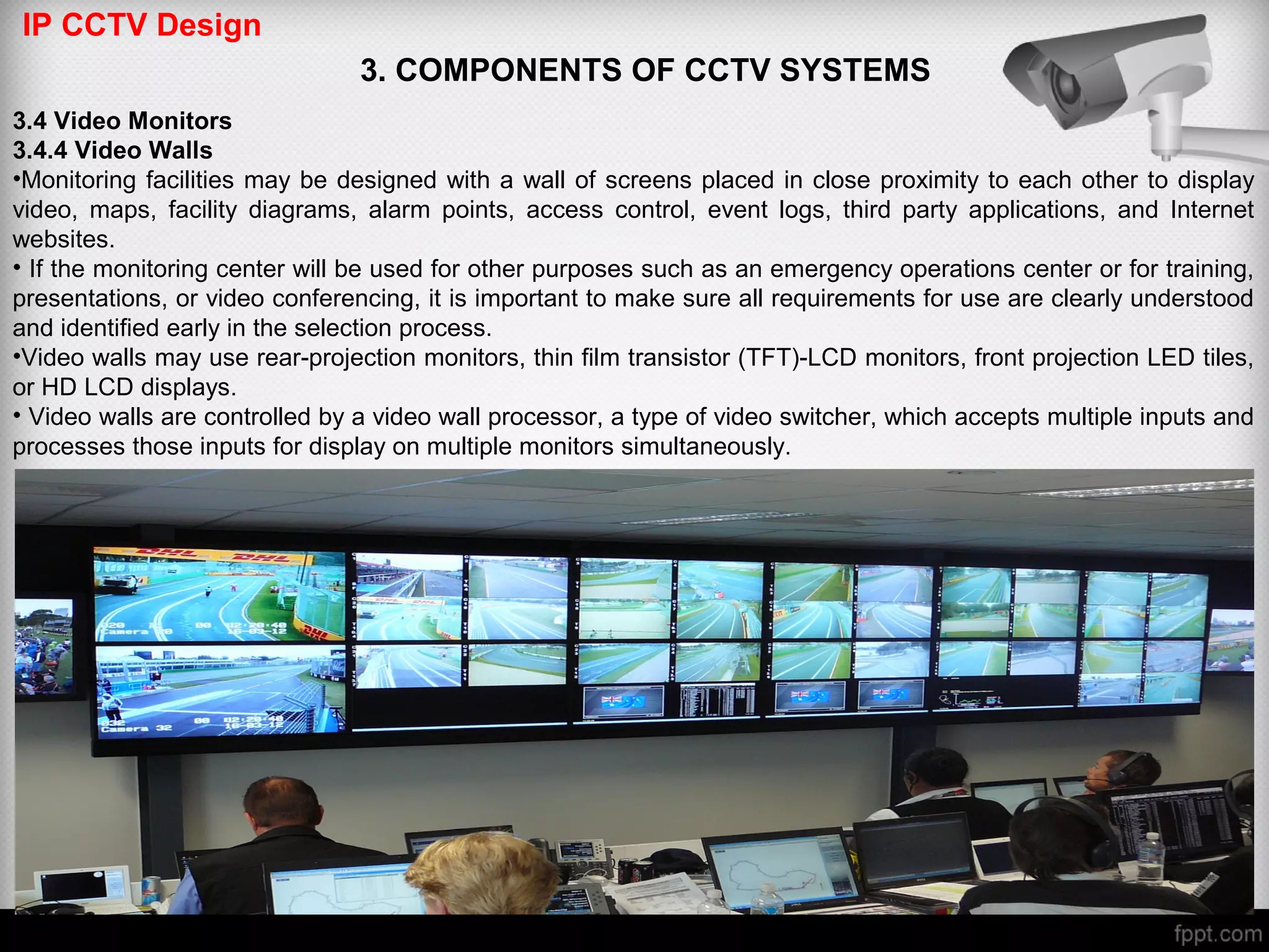 3.4 IP CCTV video monitors | PPT