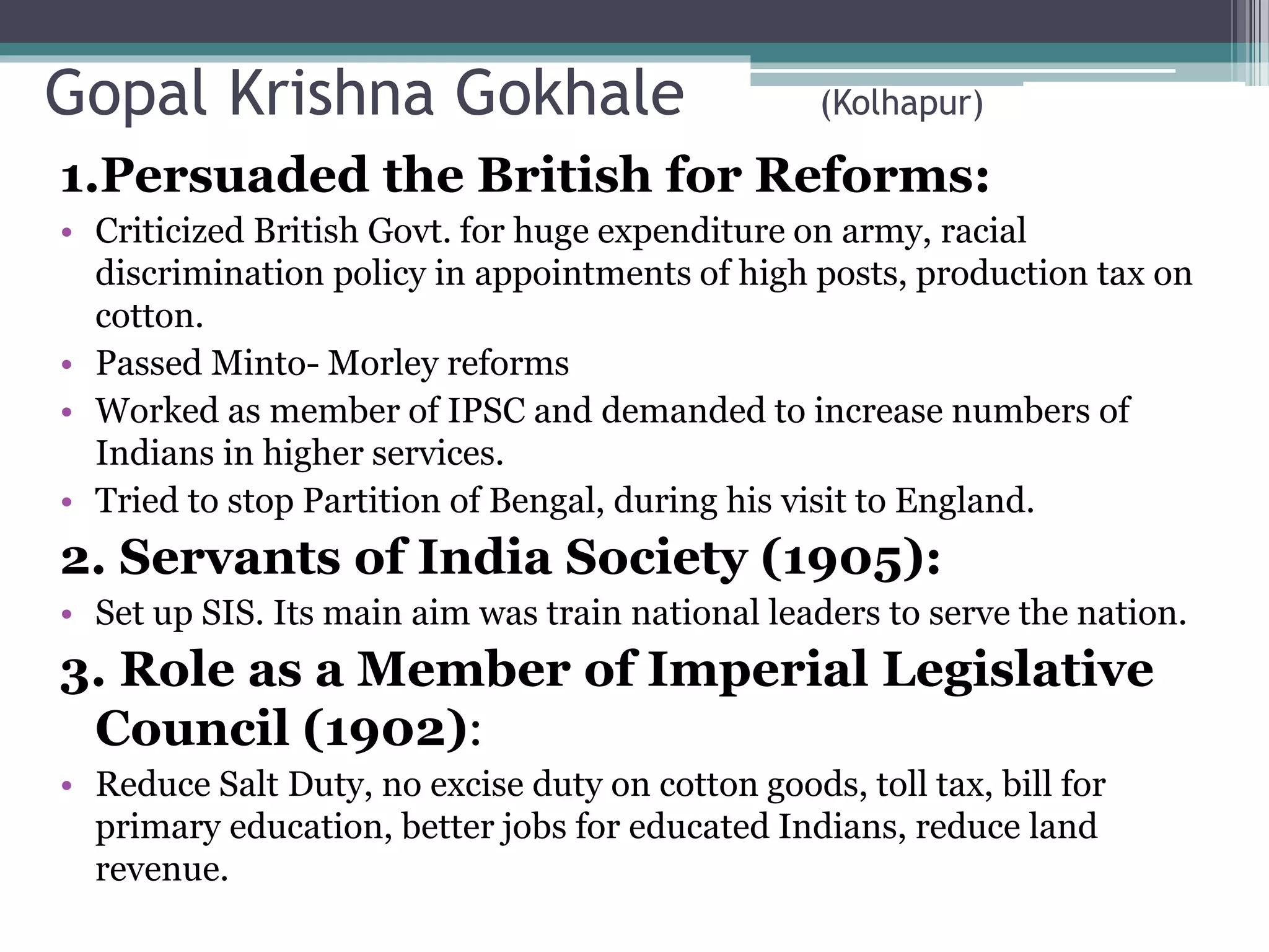 First Phase of Indian National Movement (Objectives & Methods of ...