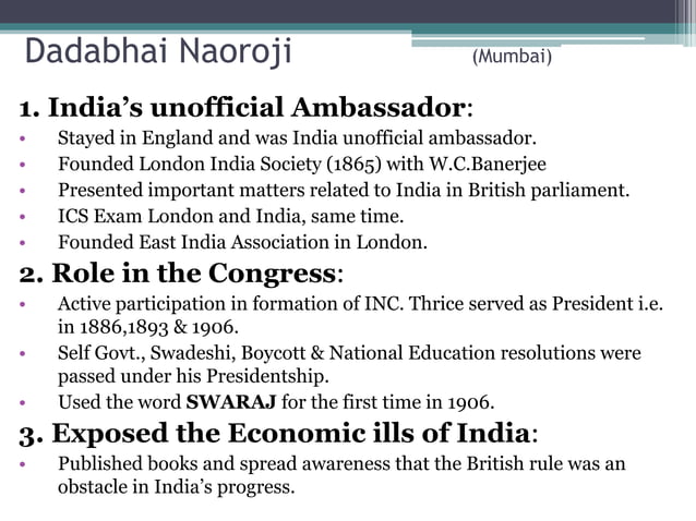First Phase of Indian National Movement (Objectives & Methods of ...