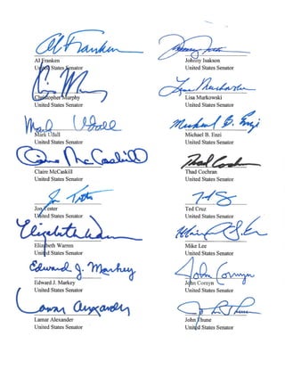 3 18-14 letter to potus re iran negotiations | PDF