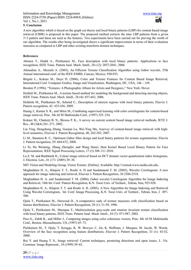 3 18 30 Graph Cut Based Local Binary Patterns For Content Based Image Retrieval Pdf 