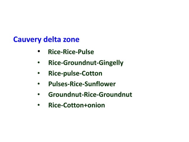 EFFICIENT RICE BASED CROPPING SYSTEM | PPT