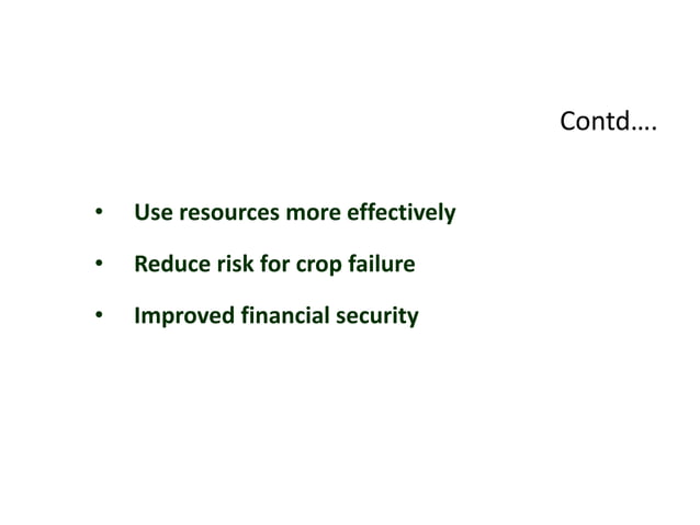 EFFICIENT RICE BASED CROPPING SYSTEM | PPT