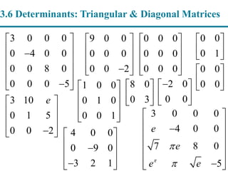Chapter 3: Linear Systems and Matrices - Part 3/Slides | PDF