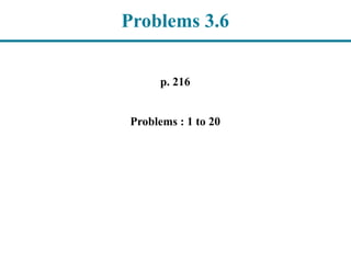 Chapter 3: Linear Systems and Matrices - Part 3/Slides | PDF