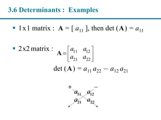 Chapter 3: Linear Systems and Matrices - Part 3/Slides | PDF