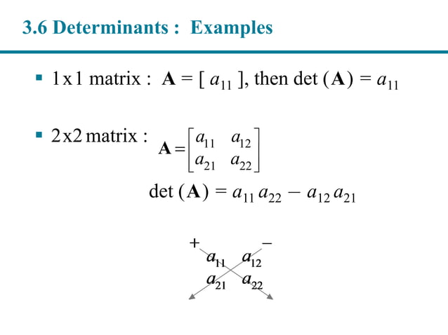 Chapter 3: Linear Systems and Matrices - Part 3/Slides | PDF