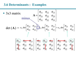 Chapter 3: Linear Systems and Matrices - Part 3/Slides | PDF