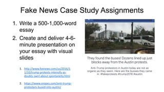 Fake News Lecture Slides: Lecture 3 | PPT