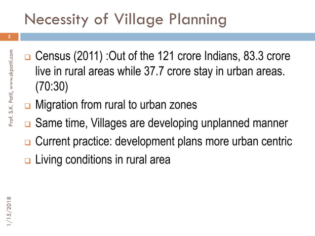 3.4 village planning | PPT