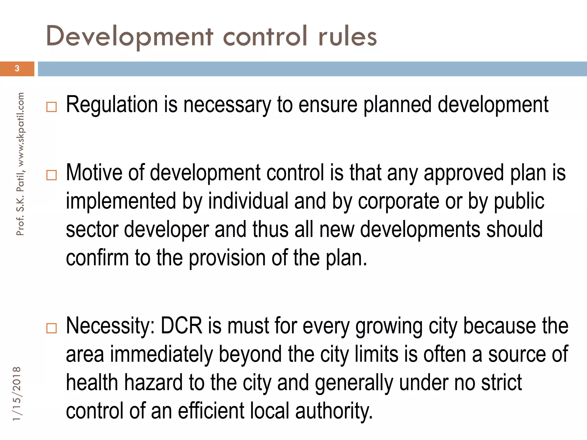 3.1 development control rules | PDF | Civil Engineering Industry | Industries
