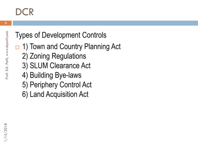 3.1 development control rules | PDF | Civil Engineering Industry ...