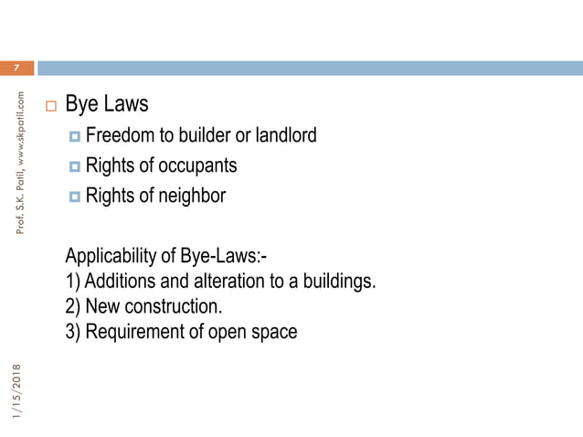 3.1 development control rules | PDF | Civil Engineering Industry | Industries
