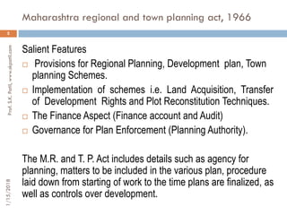 3.2 Maharashtra regional town planning act | PDF