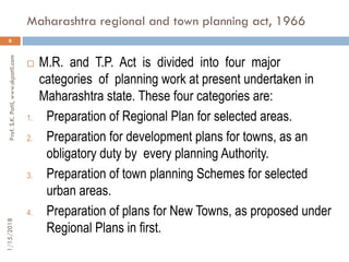 3.2 Maharashtra regional town planning act | PDF