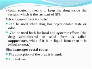 drug absorption lecture | PPT
