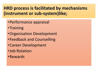 3HUMAN RESOURCE DEVELOPMENT | PPT