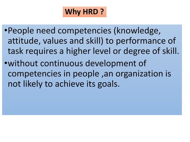 3HUMAN RESOURCE DEVELOPMENT | PPT