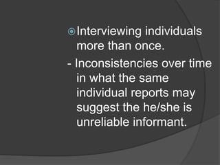 Interview and Observation | PPTX