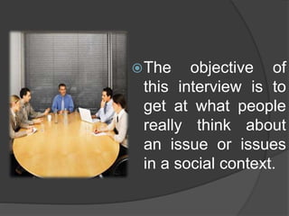 Interview and Observation | PPTX